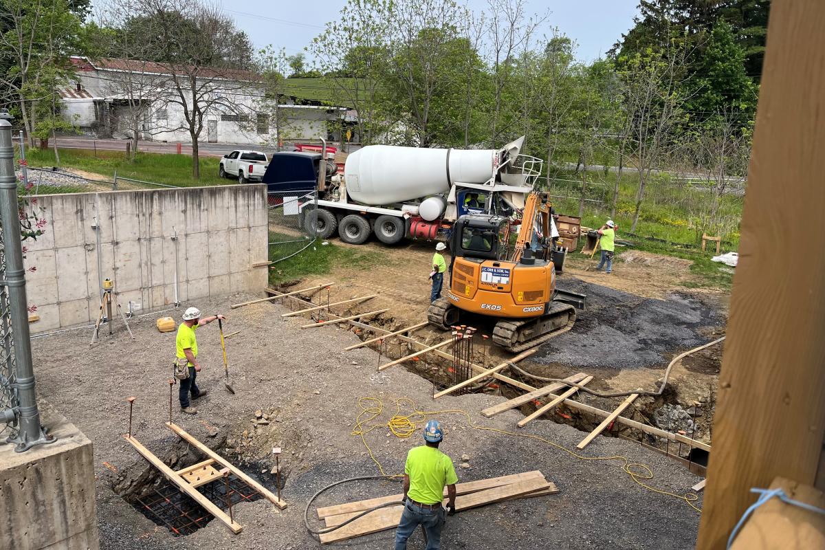 Construction Progress | Centre Region Parks & Recreation