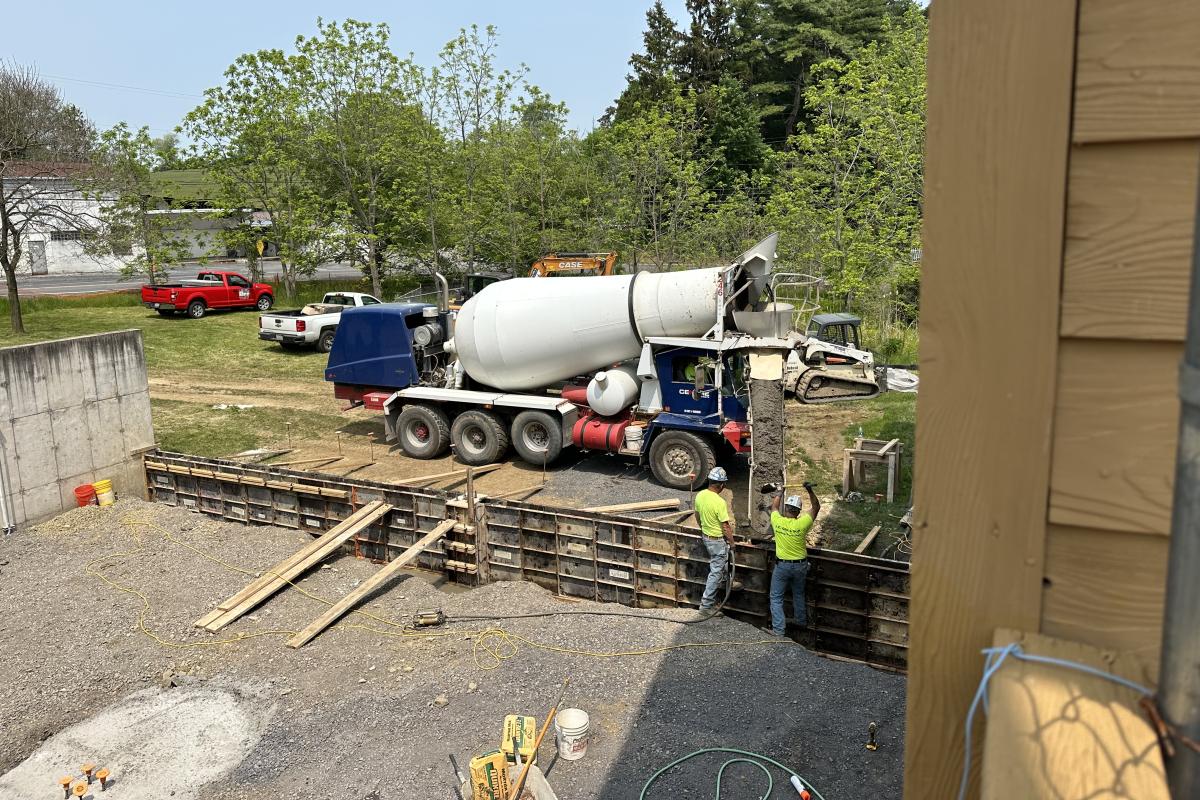 Construction Progress | Centre Region Parks & Recreation